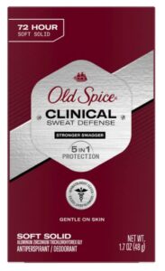 old spice clinical sweat defense anti-perspirant deodorant for men, 72 hour, extra fresh, 1.7 oz