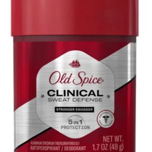 Old Spice Clinical Sweat Defense Anti-perspirant Deodorant for Men, 72 Hour, Extra Fresh, 1.7 Oz