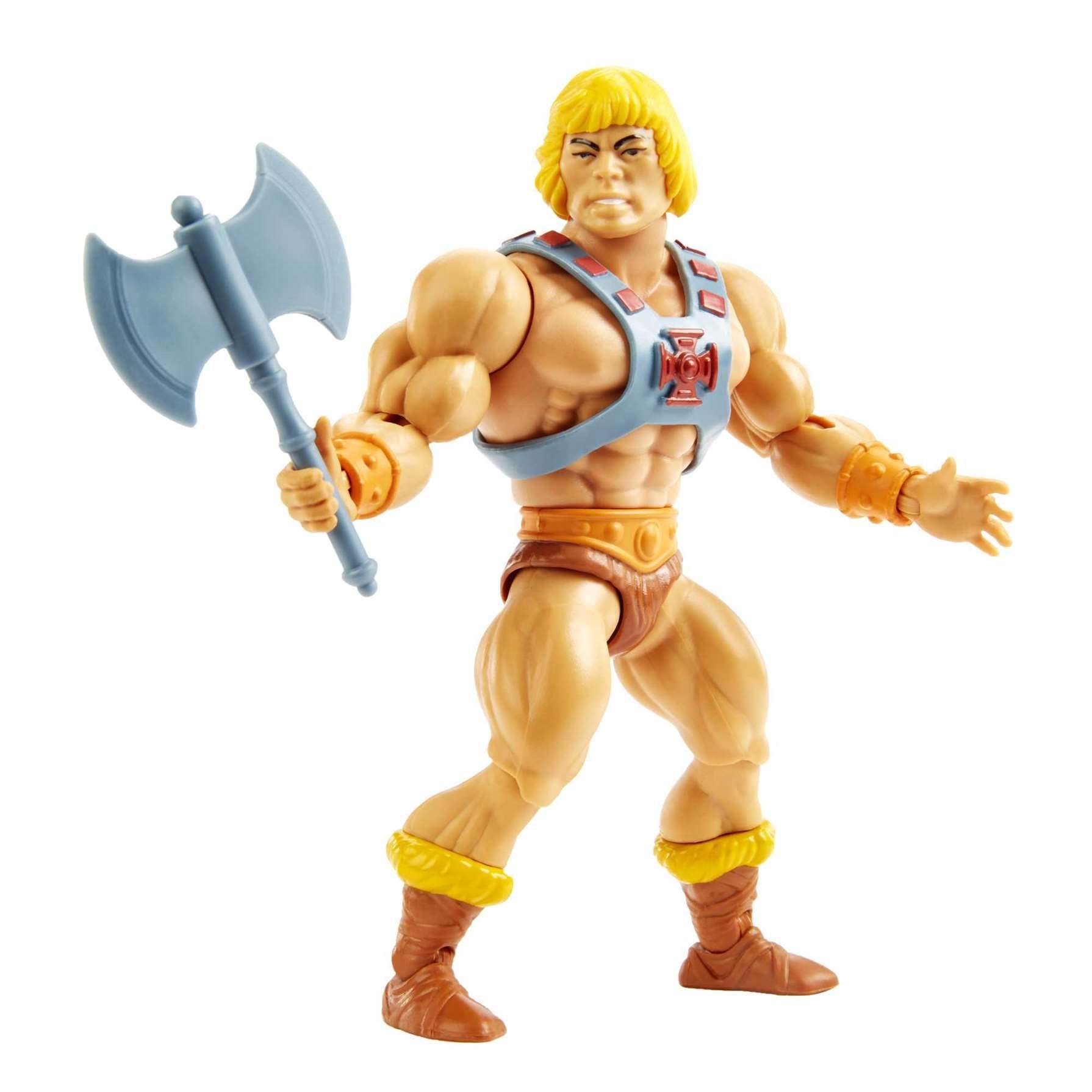 Masters of the Universe Origins He-Man Action Figure, Battle Character for Storytelling Play and Display, Gift for 6 to 10 Year Olds and Adult Collectors