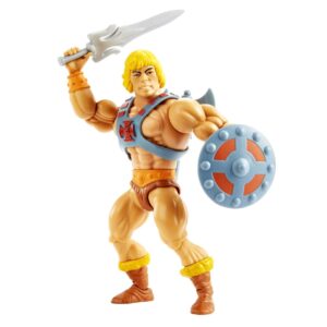 Masters of the Universe Origins He-Man Action Figure, Battle Character for Storytelling Play and Display, Gift for 6 to 10 Year Olds and Adult Collectors