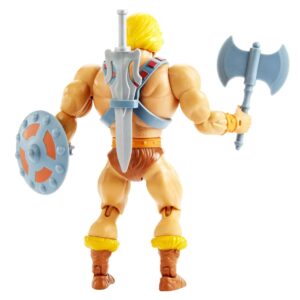 Masters of the Universe Origins He-Man Action Figure, Battle Character for Storytelling Play and Display, Gift for 6 to 10 Year Olds and Adult Collectors