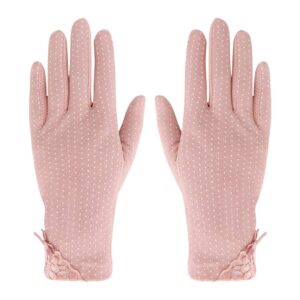 women summer uv protection cycling glove girl sunblock touchscreen driving glove breathable non-slip riding glove