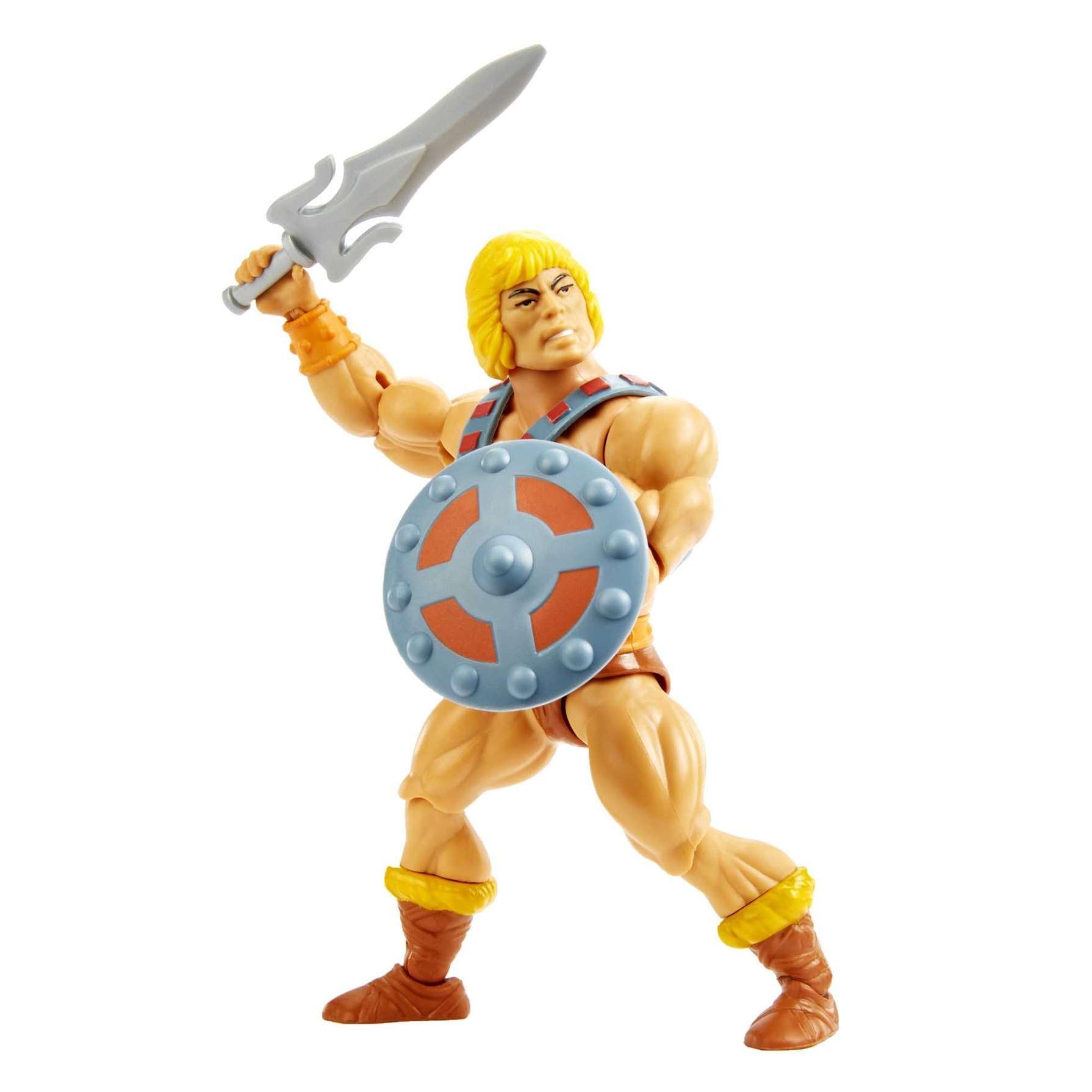 Masters of the Universe Origins He-Man Action Figure, Battle Character for Storytelling Play and Display, Gift for 6 to 10 Year Olds and Adult Collectors