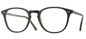 oliver peoples forman-r semi matte black/olive tortoise w/demo lens 51-21-145mm 5414u 51 1453