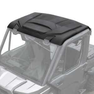 sautvs sport roof for can-am defender, dustproof poly roof 2-piece combination hard roof top sun visor for can-am defender hd5 hd7 hd8 hd9 hd10 2016-2024 accessories (replace #715002430)