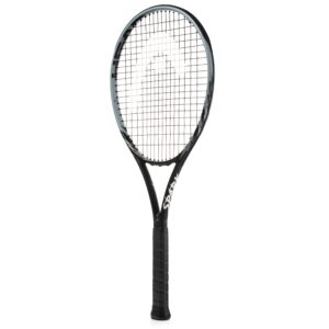 HEAD Metallix Spark Tour Stealth Tennis Racket - Pre-Strung Adult Tennis Racquet for Control, Black