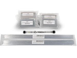 aluminum tig welding starter kit – (20) 1/8” 5052 aluminum coupons, (20) 1/16” 5052 aluminum coupons - 1 universal tungsten – 1/16” 3/32” er4043 filler - everything you need in one kit