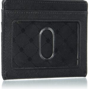 Perry Ellis Men's Portfolio Card Case Id Wallet, Blk, One Size