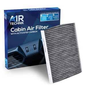 airtechnik cf11670 cabin air filter w/activated carbon | fits ford ecosport 2018-2022, fiesta 2011-2019 - be8z-19n619-a