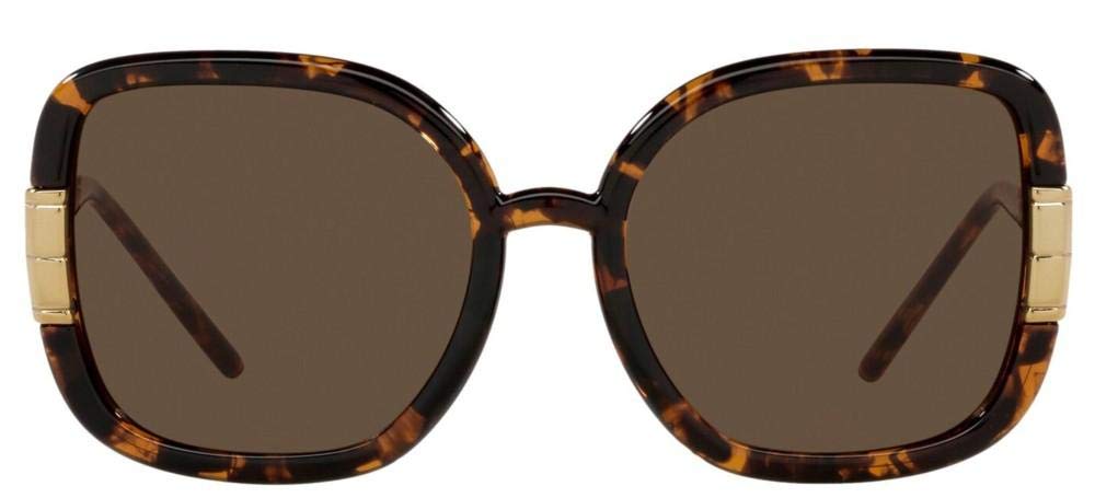 Tory Burch TY9063U Women's Sunglasses Dark Tortoise/Solid Brown 56