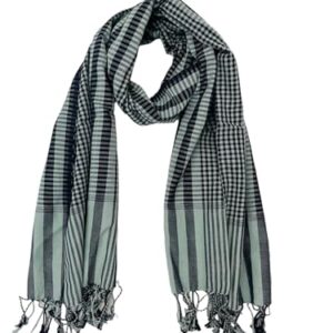 Cambodian Hands Scarfs for Women/Men (Blue)