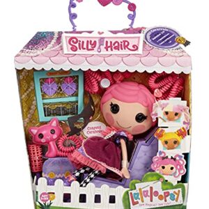 Lalaloopsy Silly Hair Doll - Confetti Carnivale with Pet Cat, 13" Masquerade Ball Party Theme Hair Styling Doll with Pink Hair & 11 Accessories in Reusable Salon Package playset, for Ages 3-103