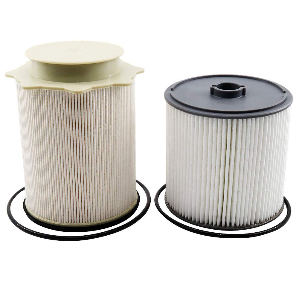 68436631AA Fuel Water Separator Filter 68157291AA Fuel Filter fit for 2019-2020 2500 3500 4500 5500 Ram 6.7L Turbo Diesel Engine Replace 68065608AA PF46152 680616344AA MO608 DF99085 FF1279 L6806F