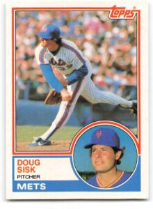 1983 topps traded #105t doug sisk nm-mt new york mets baseball