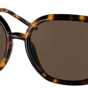 Tory Burch TY9063U Women's Sunglasses Dark Tortoise/Solid Brown 56