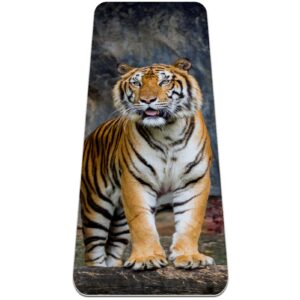 leveis yoga mat tiger animal thick non slip exercise workout mats for home gym floor travel