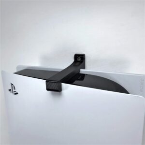 3D Cabin PS5 Wall Mount Wall Bracket Holder Stand for Play Station 5 Disc Triple Support Any Orientation Black Left