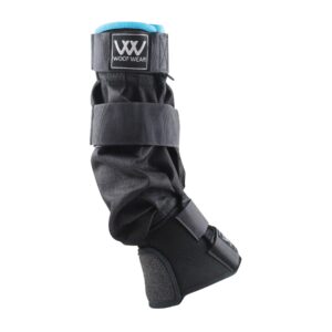 woof wear mud fever boots wb0064 - black/turquoise horse boot size - xl