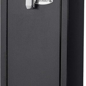 BARSKA New Large Quick Access Biometric Rifle Gun Safe Cabinet 9.8 in x 8.6 in x 52.17 in