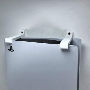 3D Cabin PS5 Wall Mount Wall Bracket Holder Stand for Play Station 5 Disc Corner Support Any Orientation White Right