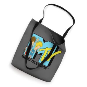 MTV Music Television Beavis & Butthead Headbang Logo Tote Bag