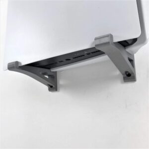 3D Cabin PS5 Wall Mount Wall Bracket Holder Stand for Play Station 5 Disc Triple Support Any Orientation Grey Left