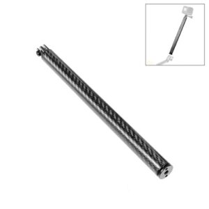 puluz 275mm carbon fiber rod, aluminum alloy carbon fiber floating buoyancy selfie-stick extension arm rods for gopro hero9 black / hero8 black / hero7 /6/5, dji osmo action and other action cameras