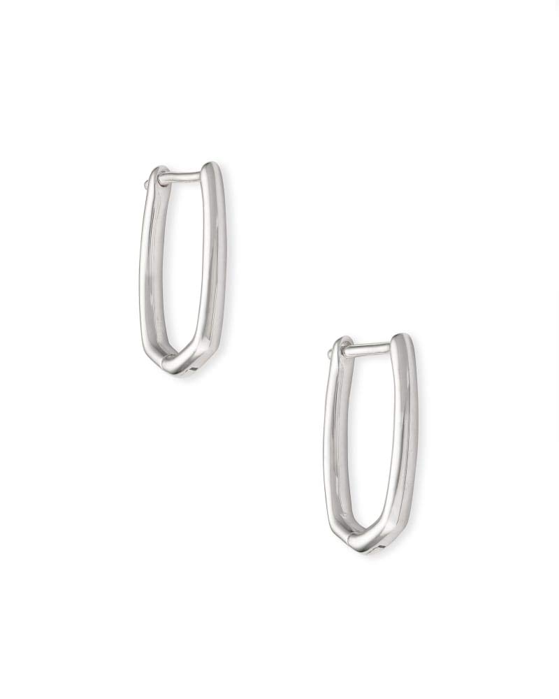 Kendra Scott Ellen Huggie Stud Earrings in Sterling Silver, Fine Jewelry for Women