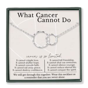 hope love shine gifts for women for courage against cancer - inspirational gifts for women - strength jewelry for women with thoughtful poem - sterling silver necklace