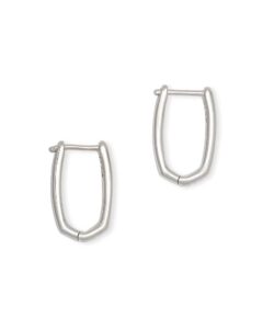 kendra scott ellen huggie stud earrings in sterling silver, fine jewelry for women