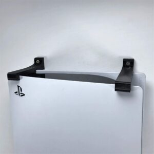 3D Cabin PS5 Wall Mount Wall Bracket Holder Stand for Play Station 5 Disc Corner Support Any Orientation Black Left