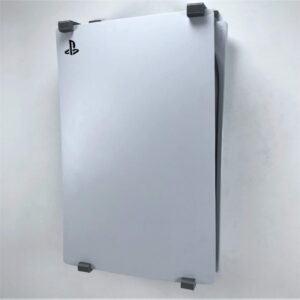 3d cabin ps5 wall mount wall bracket holder stand for play station 5 disc corner support any orientation grey left