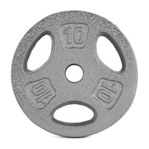 CAP Barbell Cast Iron 1" Gray Standard Grip Plate for Strength Training, Muscle Toning, Weight Loss & Crossfit - Multiple Choices Available