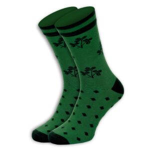 country-themed socks, large, shoe size 9-12 (ireland shamrock)