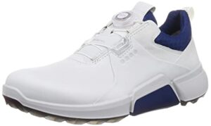 ecco men's biom hybrid 4 boa gore-tex waterproof golf shoe, white, 13-13.5