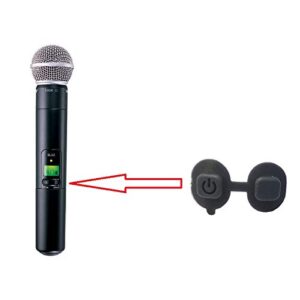 Bolymic SLX Handheld Microphone Power Switch Mode/Set Button for Shure ufh Wireless System SLX SLX2 SLX24 2 Pack