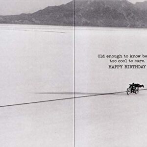 Avanti Press Roland Free : Motorcycle Land Speed Record America Collection Humorous : Funny Birthday Card