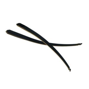 60 inch black hunter takedown longbow limbs 25-60 lbs replacement bow limbs only for right hand and left hand (55 lbs, left handed)