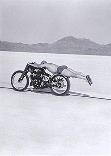 Avanti Press Roland Free : Motorcycle Land Speed Record America Collection Humorous : Funny Birthday Card