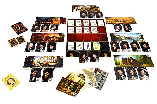 Chronicles of Crime Millennium 1900 Board Game - Immersive Detective Mystery Adventure, Cooperative Game for Kids and Adults, Ages 12+, 1-4 Players, 60-90 Minute Playtime, Made by Lucky Duck Games