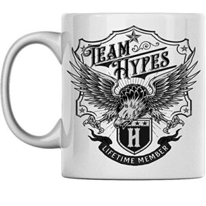 4ink personal patriotic eagle hypes surname mug name white ceramic 11 oz coffee mug printed on both sides perfect for birthday for him, her, boy, girl, husband, wife, men, and women