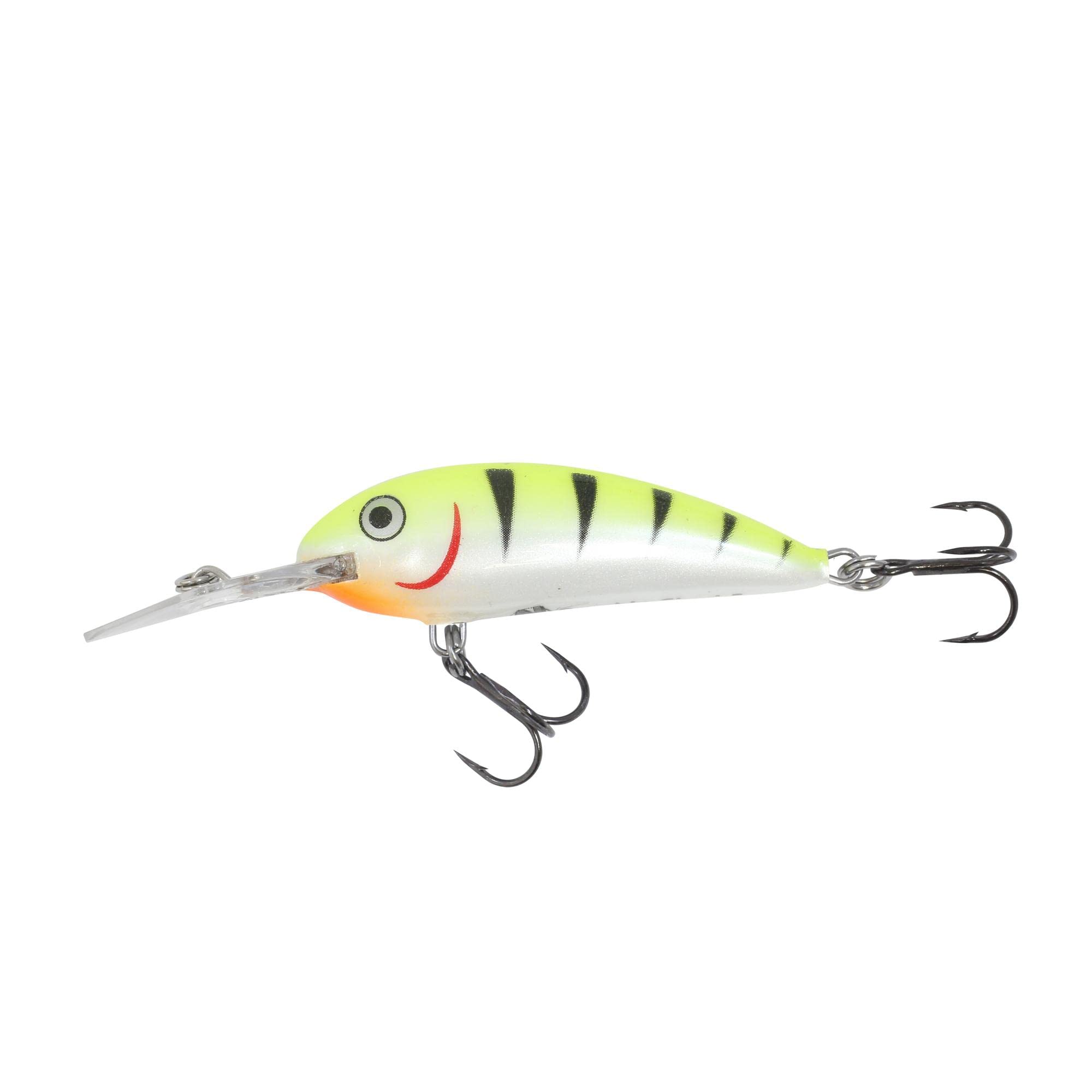 Northland Fishing Tackle Rumble Shad Medium Diving Balsa Crankbait - Freshwater Lures for Bass, Crappie, Walleye, Trout and Many More (Lemon Tiger, 2.25", 3/8 Oz)