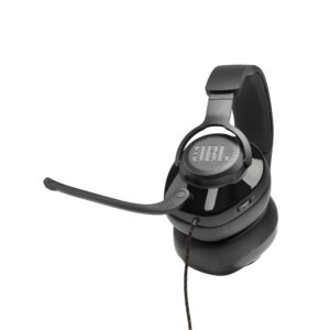 JBL Quantum 300 - Wired Over-Ear Gaming Headphones with JBL Quantum Engine Software - Black (Renewed)