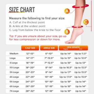 Zipper Compression Socks for Women and Men Closed Toe 20-30 mmhg Medical Zippered Compression Socks with Zip Guard for Skin Protection - Large, Beige