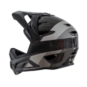 KASK Defender Bike Helmet I Enduro, Downhill & BMX Full-Face Lightweight Bike Helmet with Adjustable Visor - Black - XL