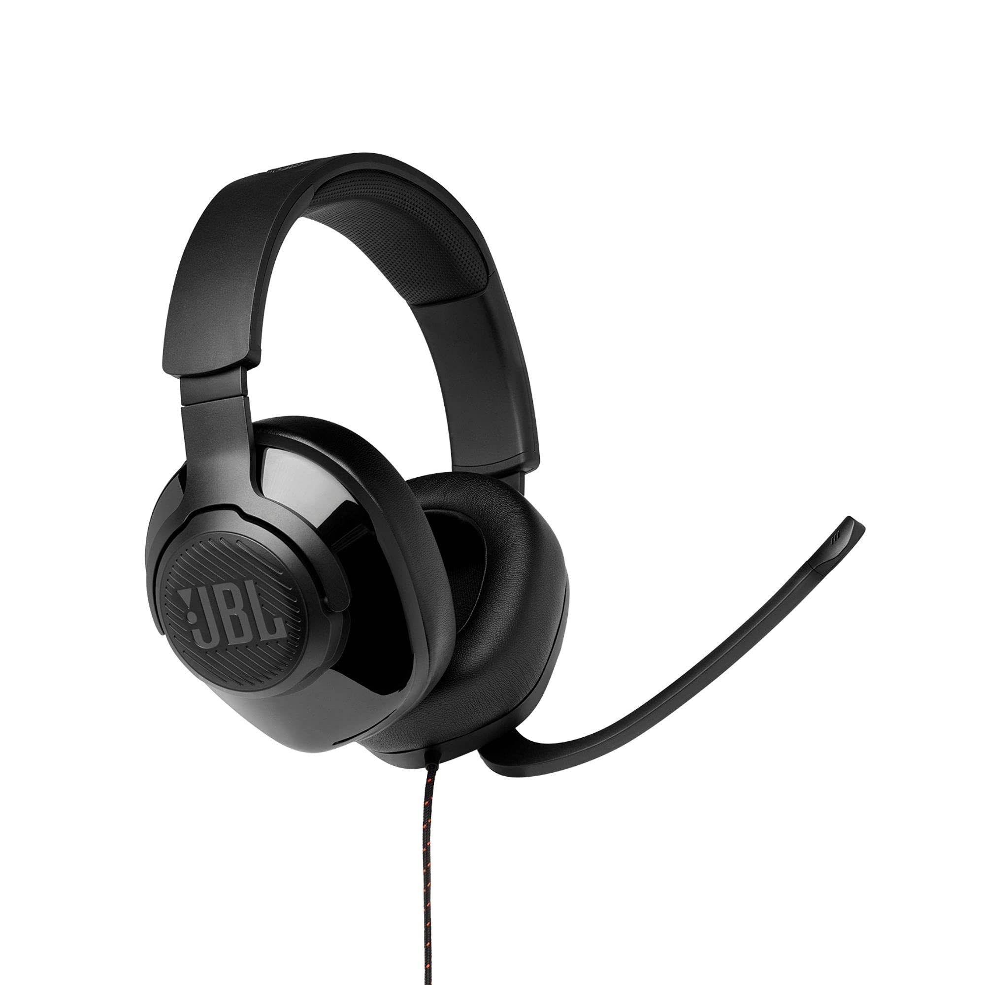 JBL Quantum 300 - Wired Over-Ear Gaming Headphones with JBL Quantum Engine Software - Black (Renewed)