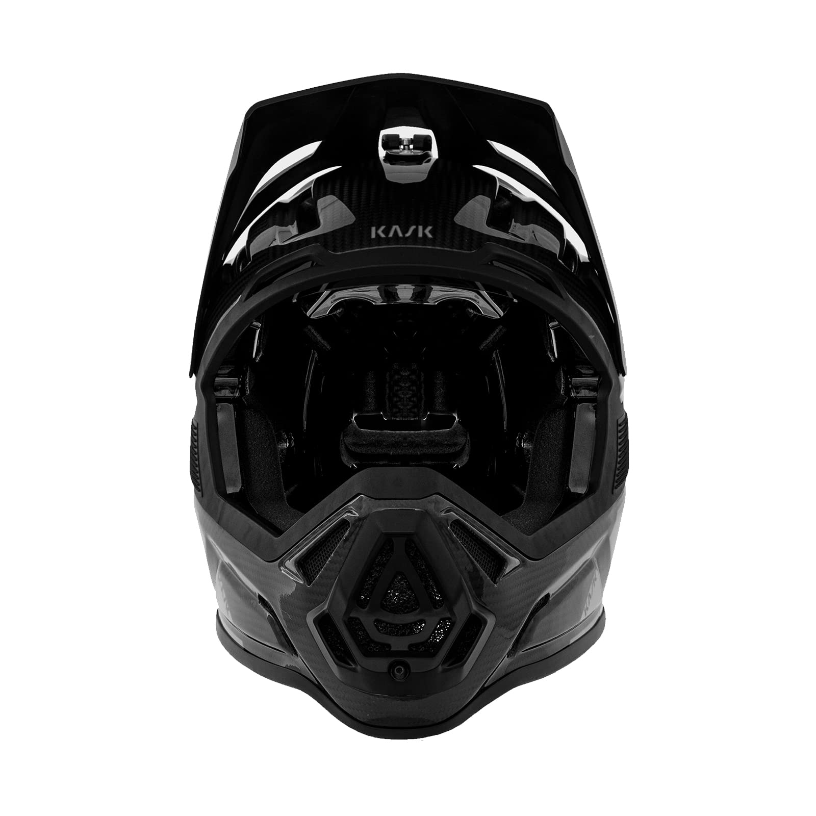 KASK Defender Bike Helmet I Enduro, Downhill & BMX Full-Face Lightweight Bike Helmet with Adjustable Visor - Black - XL