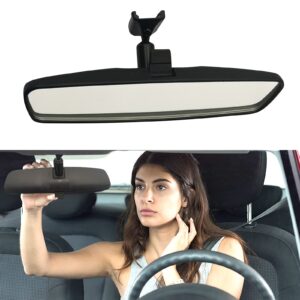 jingea 10.6'' rear view mirror, interior rearview mirror kit compatible with toyota camry yaris 4runner celica mr2 spyder prius tundra sienna solara matrix ford focus fiesta fusion f150 dodge ram car