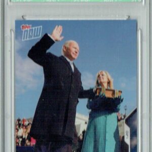 Barack Obama & Joe Biden 2021 Topps Now & HYPE Presidents Rookie Card PGI 10