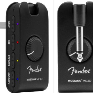 Fender Mustang Micro Personal Guitar Amplifier Bundle with Picks and Austin Bazaar Instructional DVD